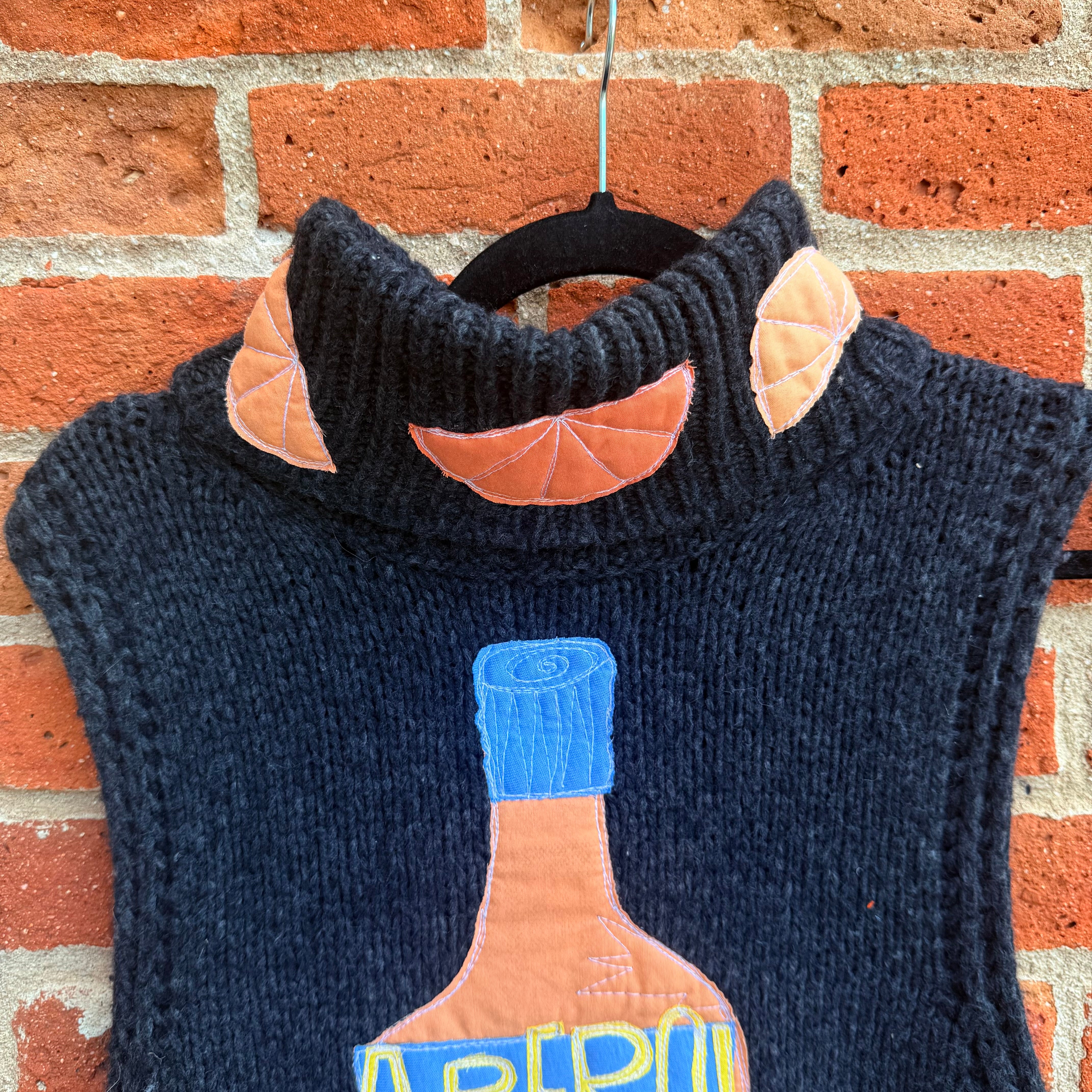 Aperol spritz turtleneck sweater(medium) – Magg's Rags