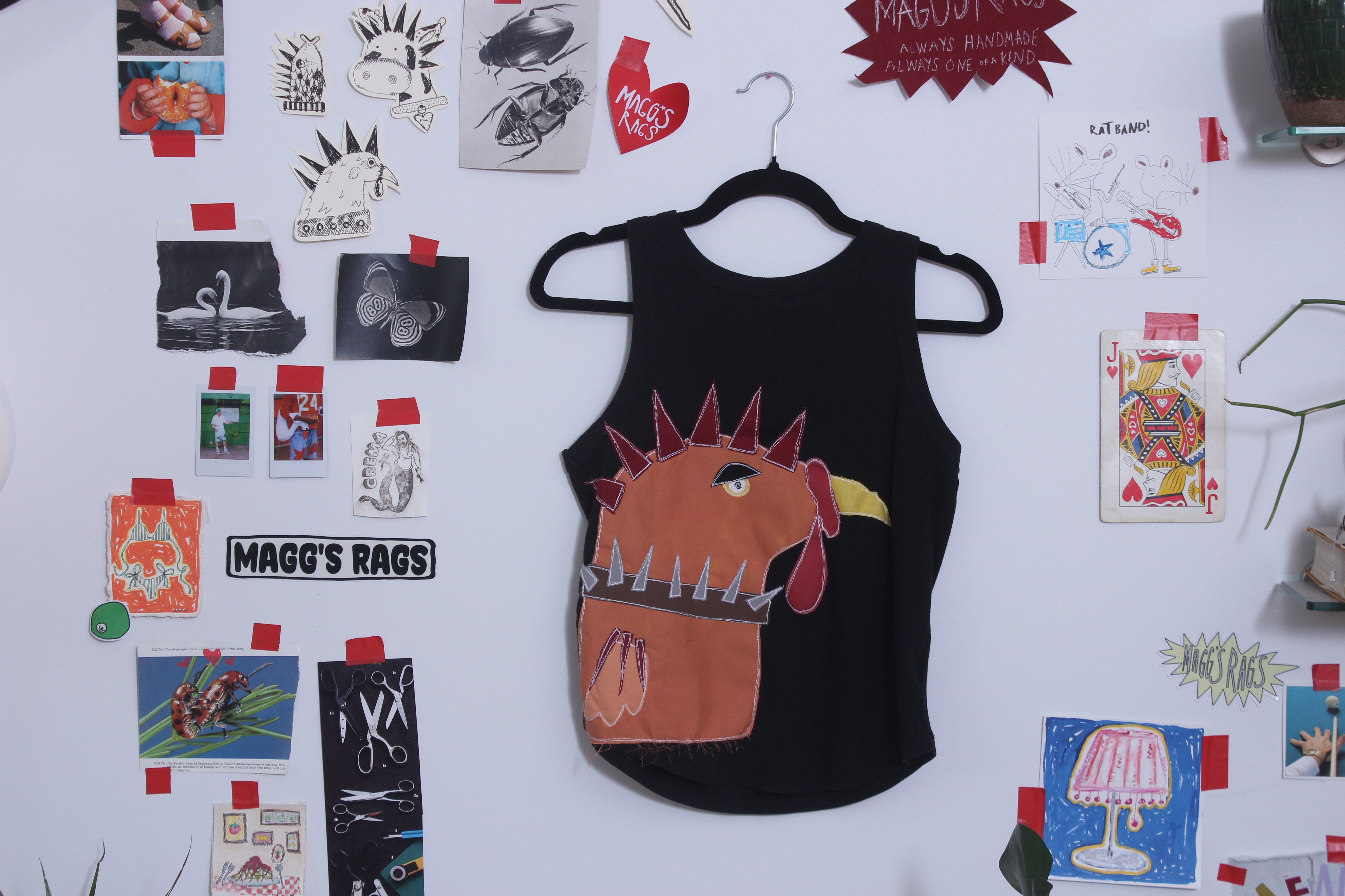 Punk chicken tank(medium) – Magg's Rags