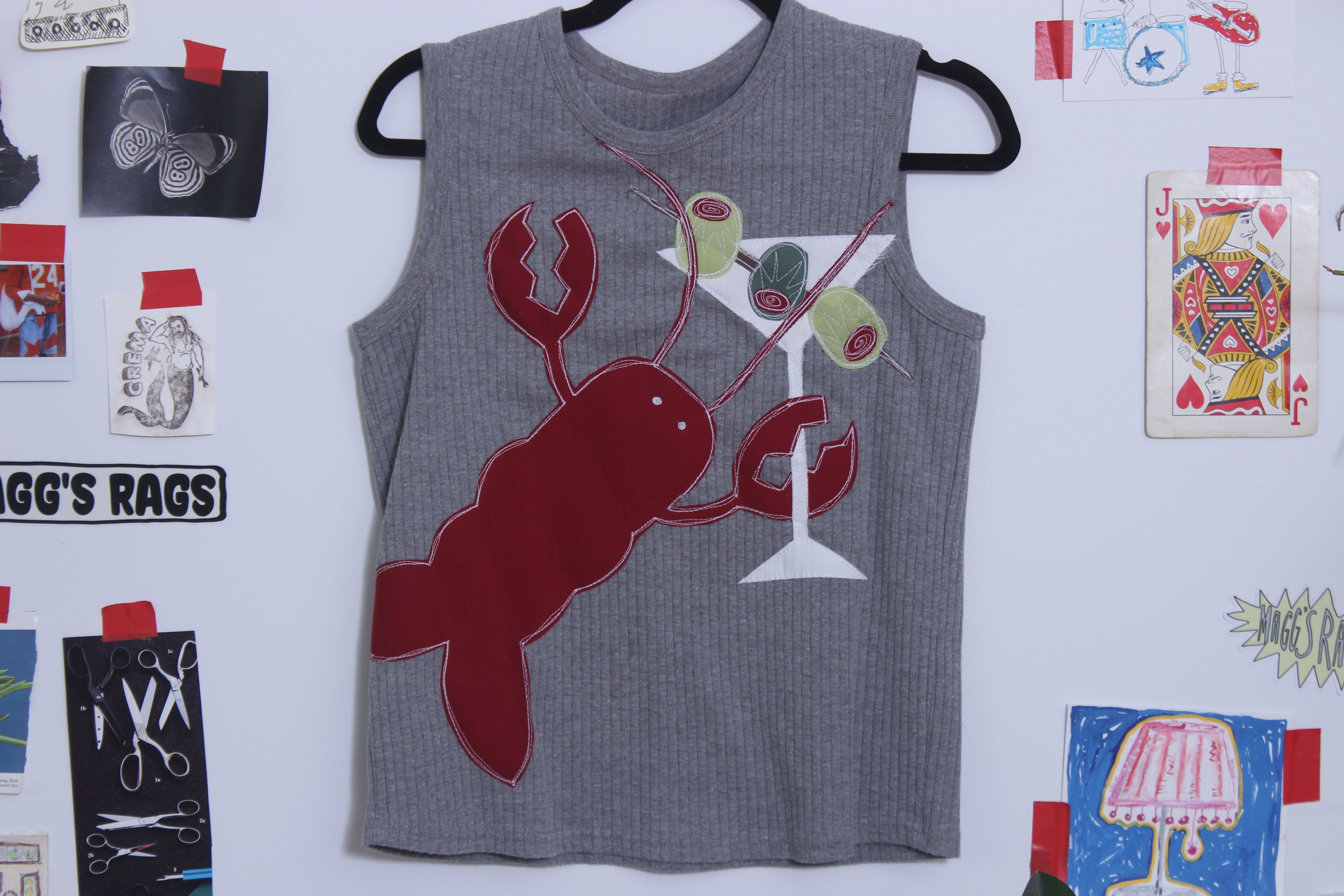 Lobster tini tank(medium) – Magg's Rags