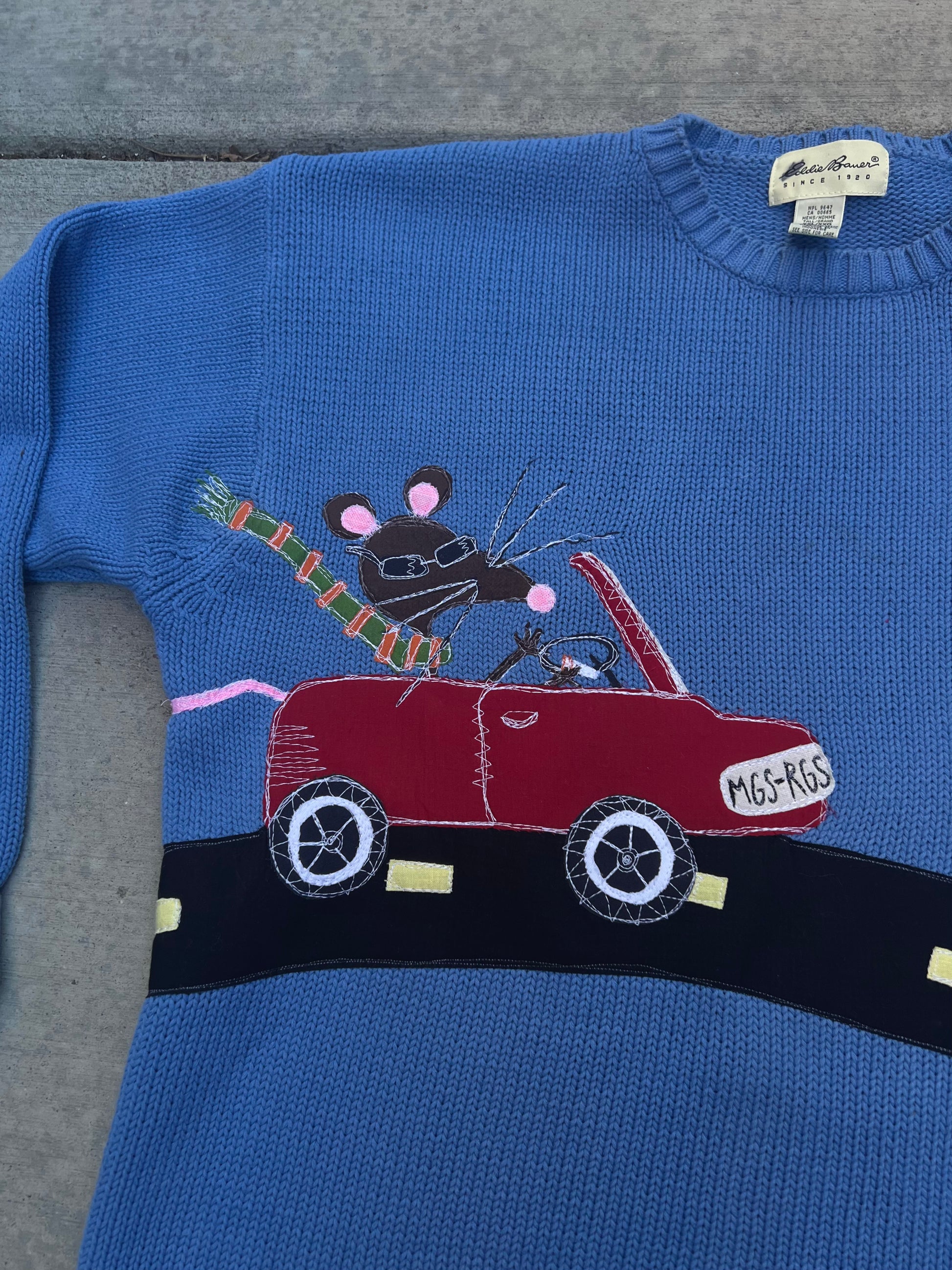 Rat on the run! Sweater (XXL) – Magg's Rags